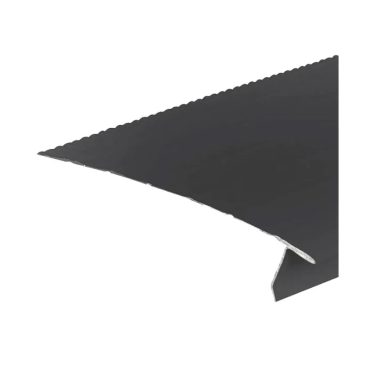 6 in. x 10 ft. F8 Open Face Alumimun Drip Edge Flashing - Black – Go ...